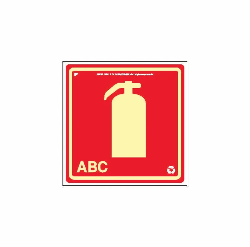 EXTINTOR ABC - Art placas